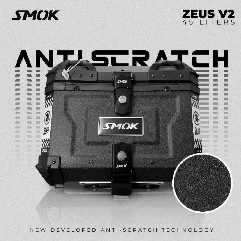 【EAGLE SPEED】SMOK ZEUS V2 ANTI SCRATCH 45 LITER ALLOY TOP BOX BLACK ...
