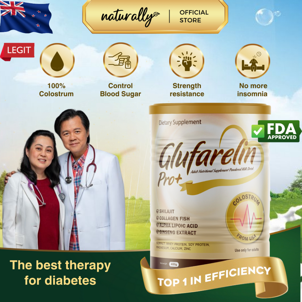 [LEGIT] AUTHENTIC GOOD NEW Glufarelin PRO Milk For Diabetic Support ...