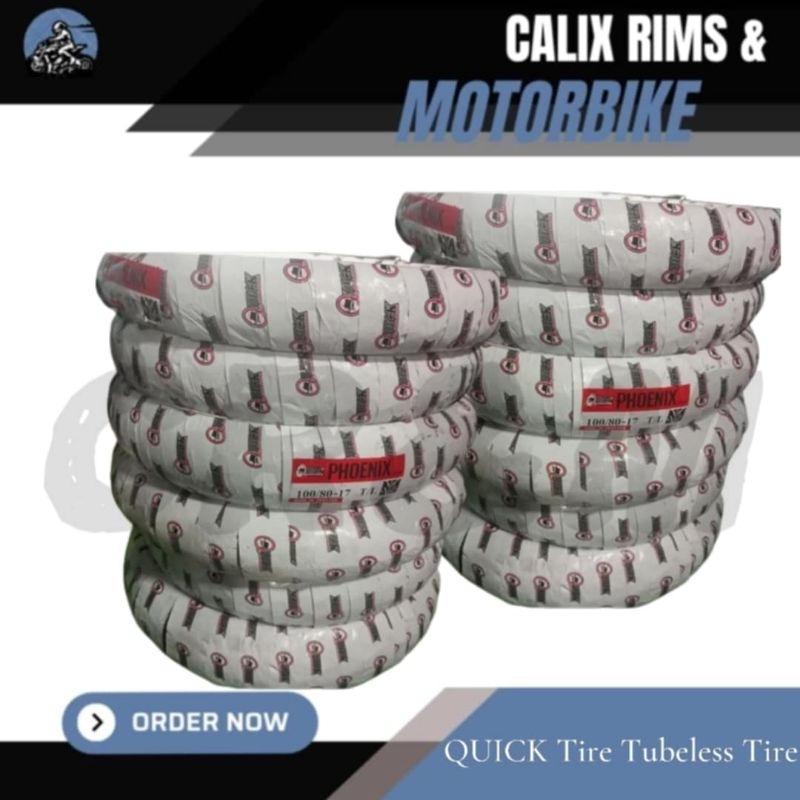 QUICK TIRE TUBELESS TIRE (at different sizes) | Shopee Philippines