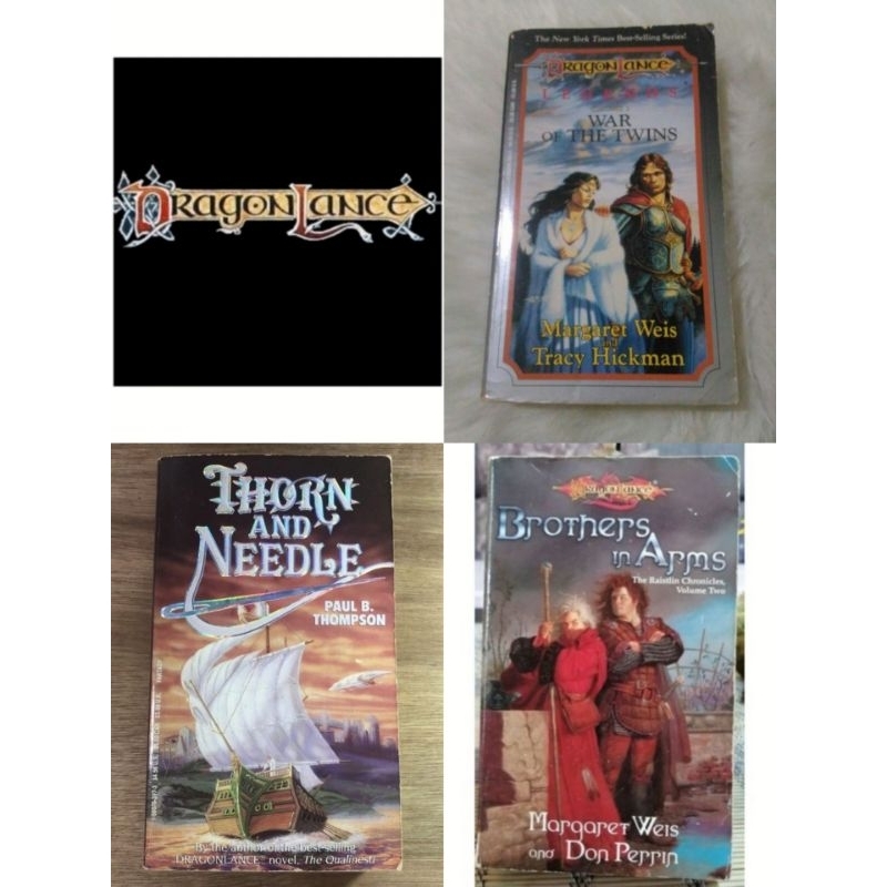 Dragonlance | Brothers Arms, War of Twins, Thorn and Needle | preloved Fantasy novel | Shopee ...