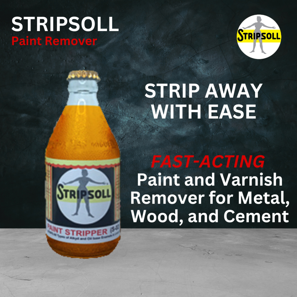 EMJ Stripsoll Paint and Varnish Remover bottle for Metal Wood Car ...