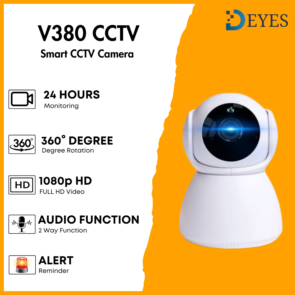 DEYES V380 CCTV Home Night Vision CCTV Waterproof Security Camera with ...