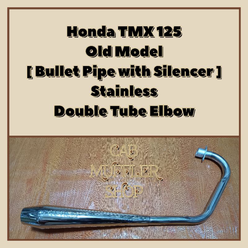 Honda TMX 125 - Old Model - Bullet Pipe - [ Stainless ] - [ Double Tube ...