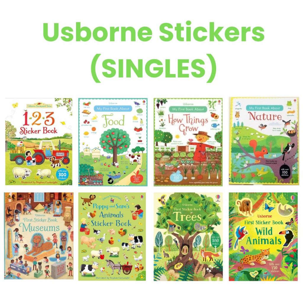 Usborne Stickers Book assorted for SALE (SINGLES, brand new softcover ...