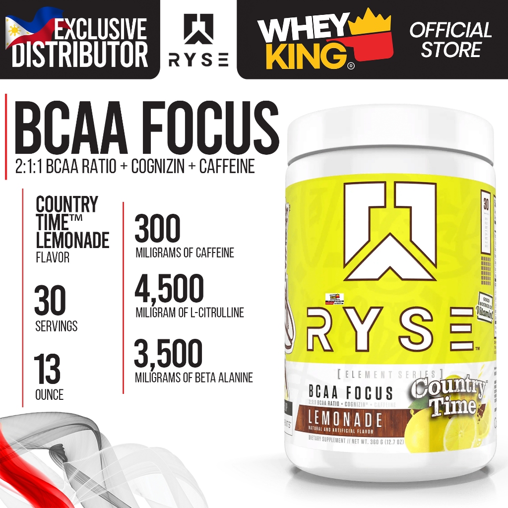 RYSE l BCAA FOCUS ( Hydration, Endurance, Recovery ) | Shopee Philippines