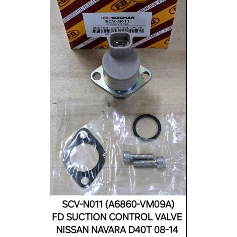 SUCTION CONTROL VALVE NISSAN NAVARA D40T (2008-2014) MADE IN JAPAN (FD ...