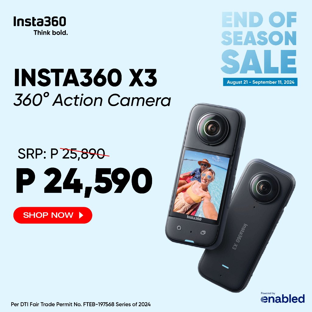 Insta360 X3 Waterproof 360° Action Camera with 5.7K Active HDR Video ...