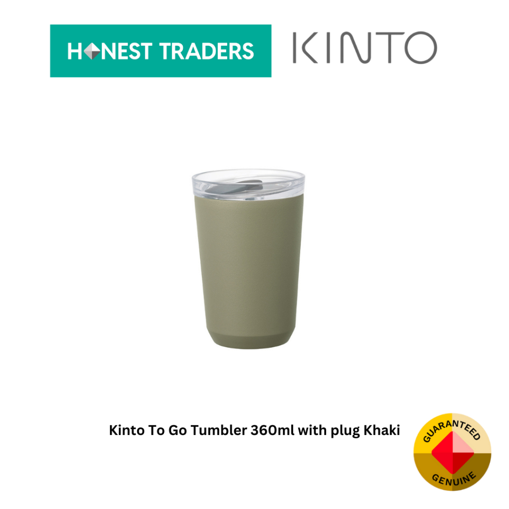 KINTO To Go Tumbler Khaki with Plug 360ml | Shopee Philippines