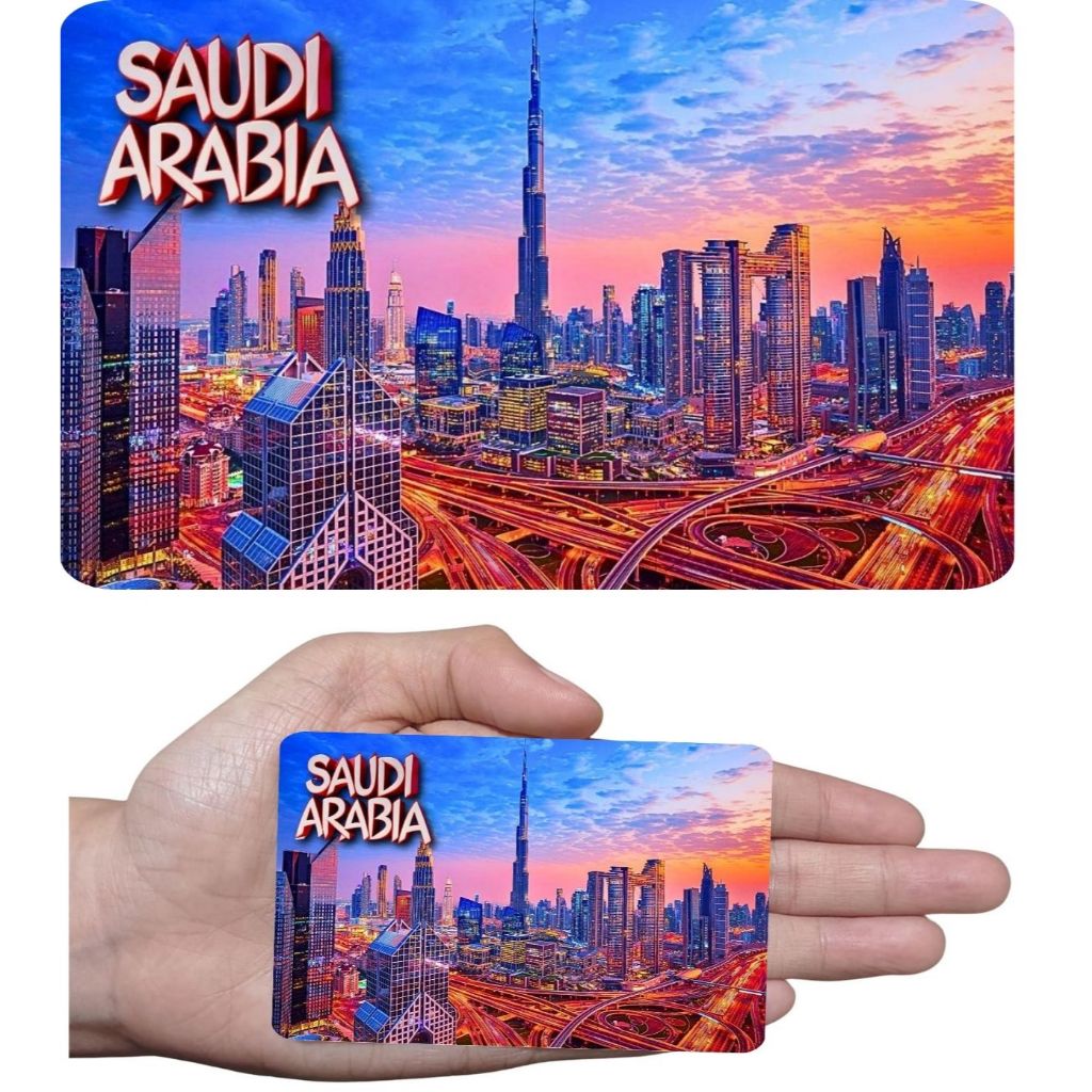 SAUDI ARABIA RUBBER REF MAGNET NEW INTERNATIONAL SOUVENIR | Shopee ...