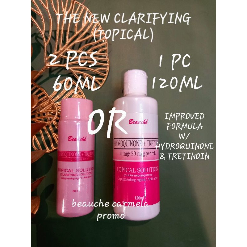 2 Beauche Clarifying TOPICAL Solution 60ML OR 1PC 120ML | Shopee ...