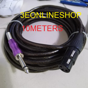Heavy Duty Microphone Wire for professional use 10meters | Shopee ...