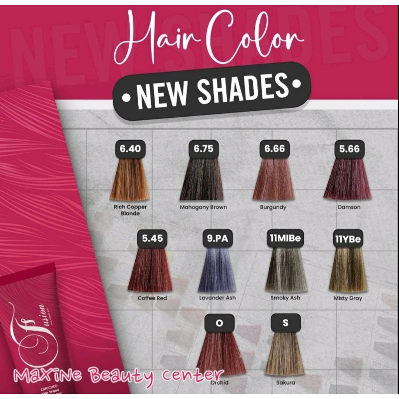 FUSION hair color NEW SHADES, 120mL (misty grey, sakura, lavander ash ...