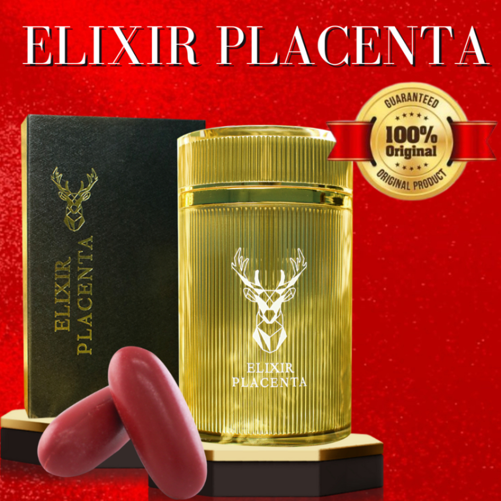 Elixir Placenta 60 capsules STEM CELL THERAPY DNA THERAPY ANTI INFLAMATORY Gfoxx Original ...