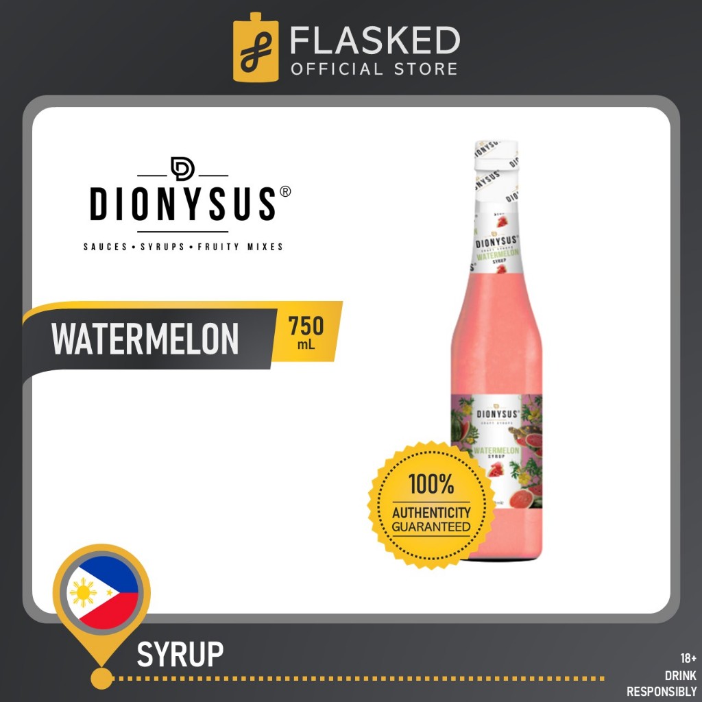 Dionysus Watermelon Syrup 750ml | Shopee Philippines