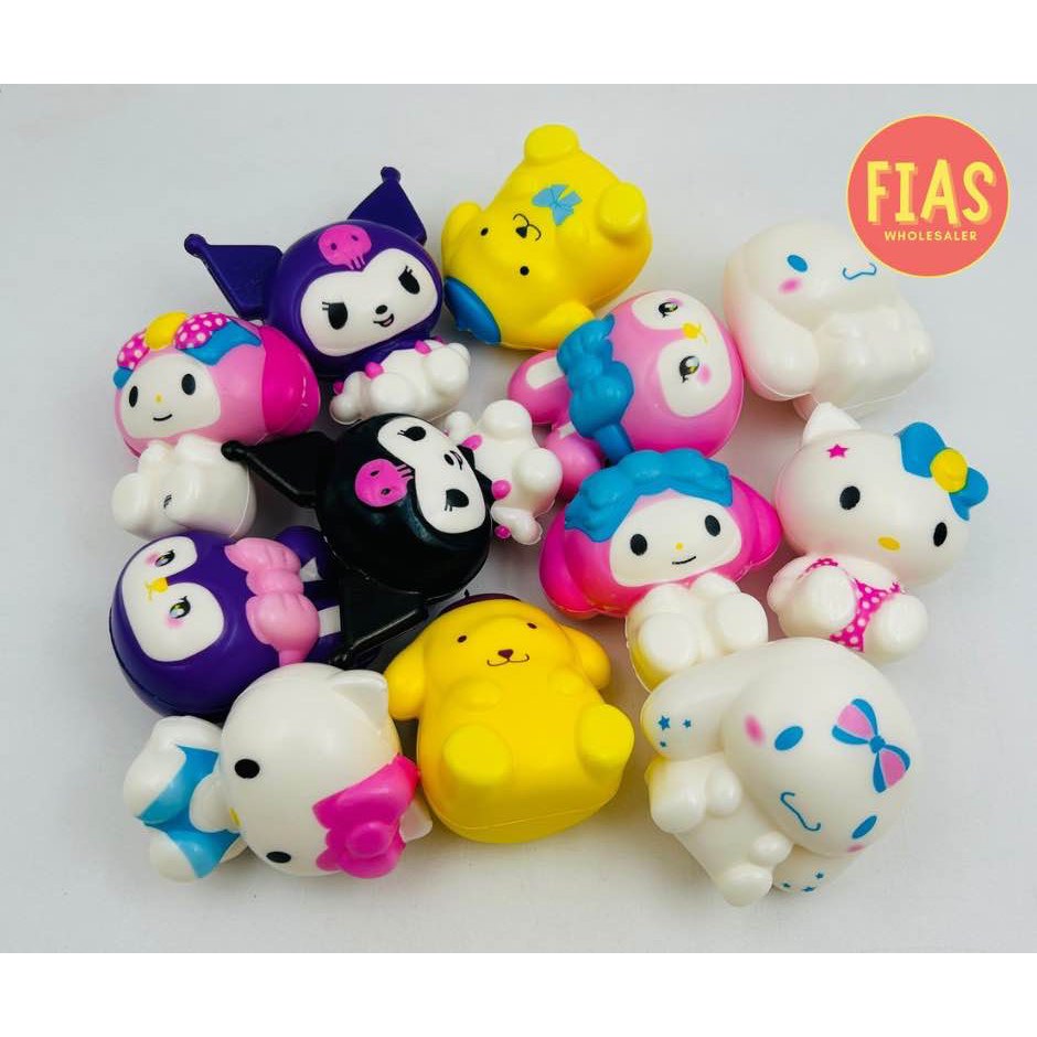 12 pcs Sanrio Squishy Dolls A1259 | Shopee Philippines