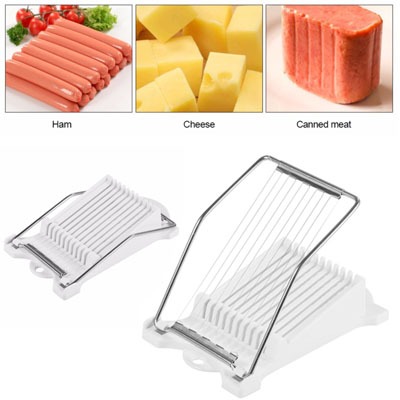 11 Slice Kitchen Food Cutting Tool Stainless Steel Meat Cutter Wires ...