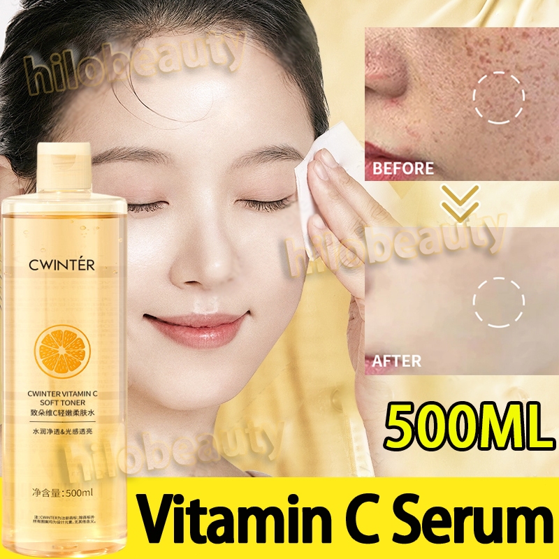 500ML Vitamin C Toner Intensive Whitening Toner Brightening Essence Remove Melasma Acne Pimple ...