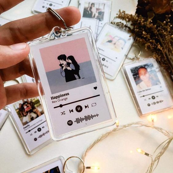 Customized Acrylic Spotify Keychain by Belle Prints | Shopee Philippines