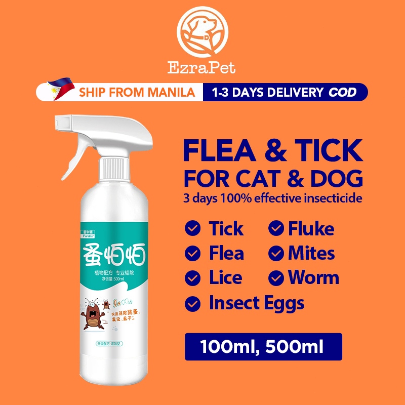 500ML Flea and Tick Remover for Dog and Cat Anti Garapata Remover for ...