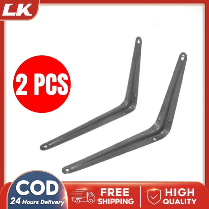 Senic Shelf Bracket 1Pair L-shaped Shelf Support w/out Screws DIY ...