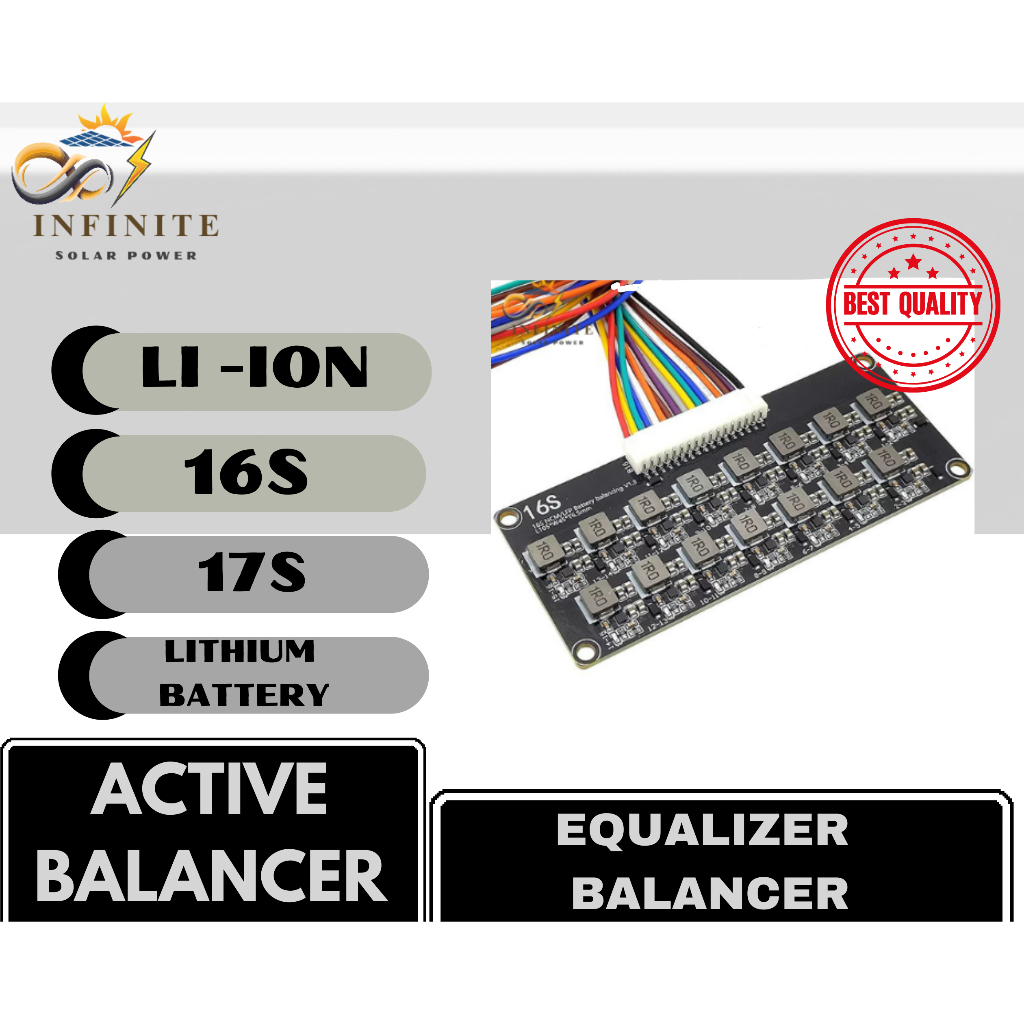 LI-ION Type Balancer 16S, 17S, Lipo Lithium Battery Active Equalizer ...
