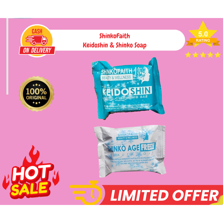 Keidoshin and Shinko Soap 70g - Premium Skincare Solution for Radiant ...