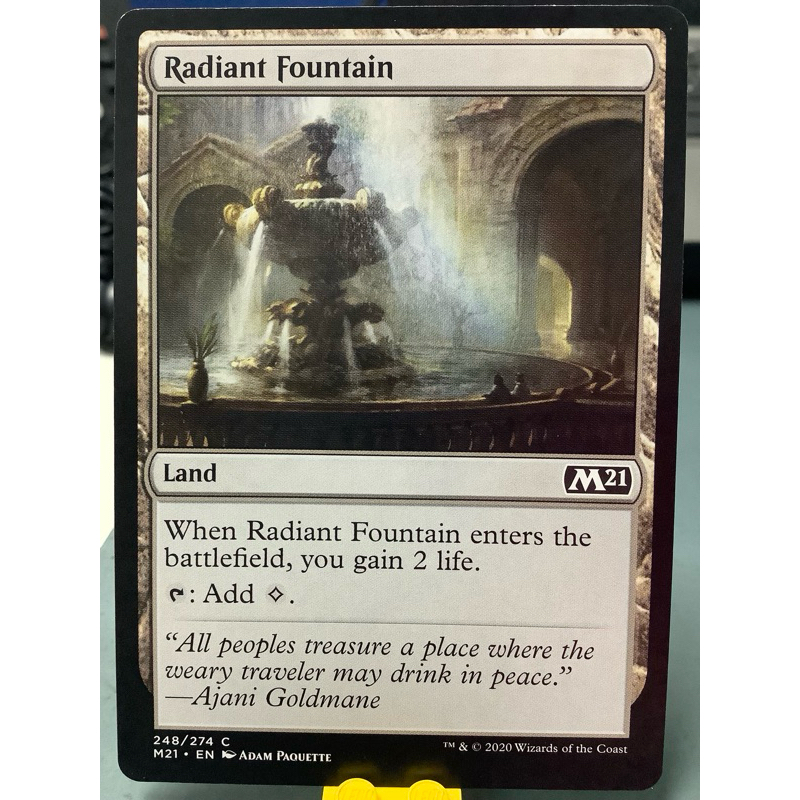 MAGIC: The Gathering - Radiant Fountain (Core Set 2021) | Shopee ...