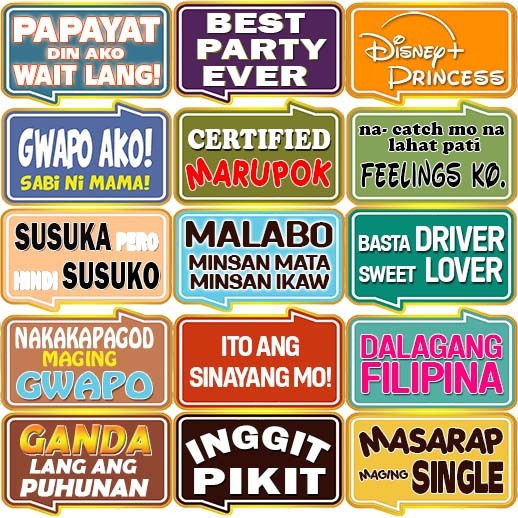 All time event Hugot Photobooth Props in sintraboard (available in 1 ...