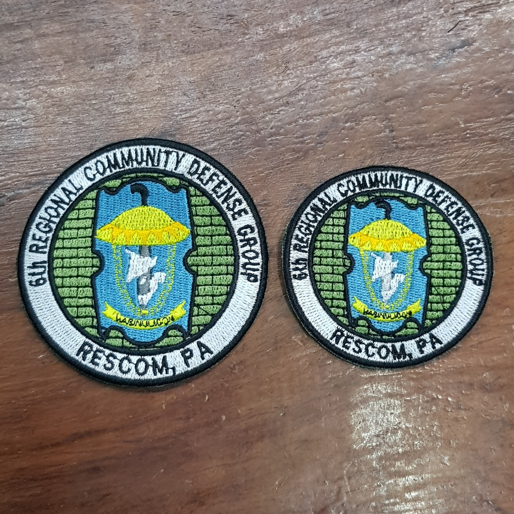 6 R C D G EMBROIDERY PATCHES | Shopee Philippines