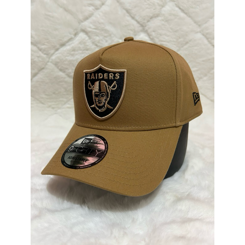NEWERA 9FORTY AFRAME NFL LAS VEGAS RAIDERS (WHEAT) | Shopee Philippines