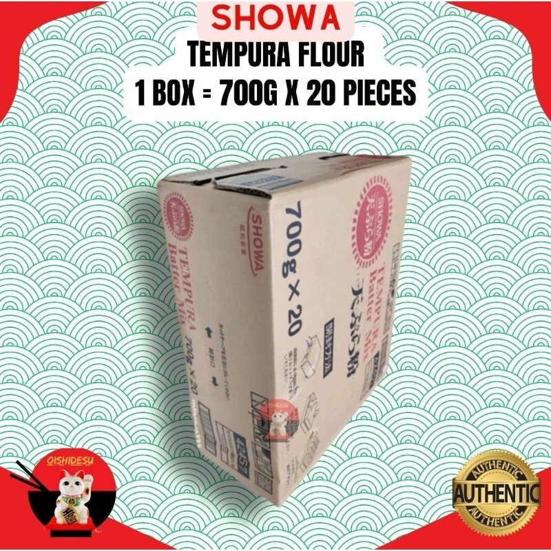 Japan Showa Tempura Flour Box 20 pieces x 700g | Shopee Philippines
