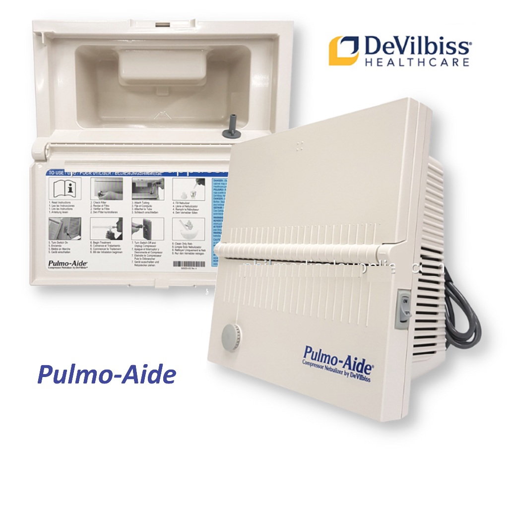 Pulmo Aide Compressor Nebulizer Devilbiss 5650P Heavy Duty | Shopee ...