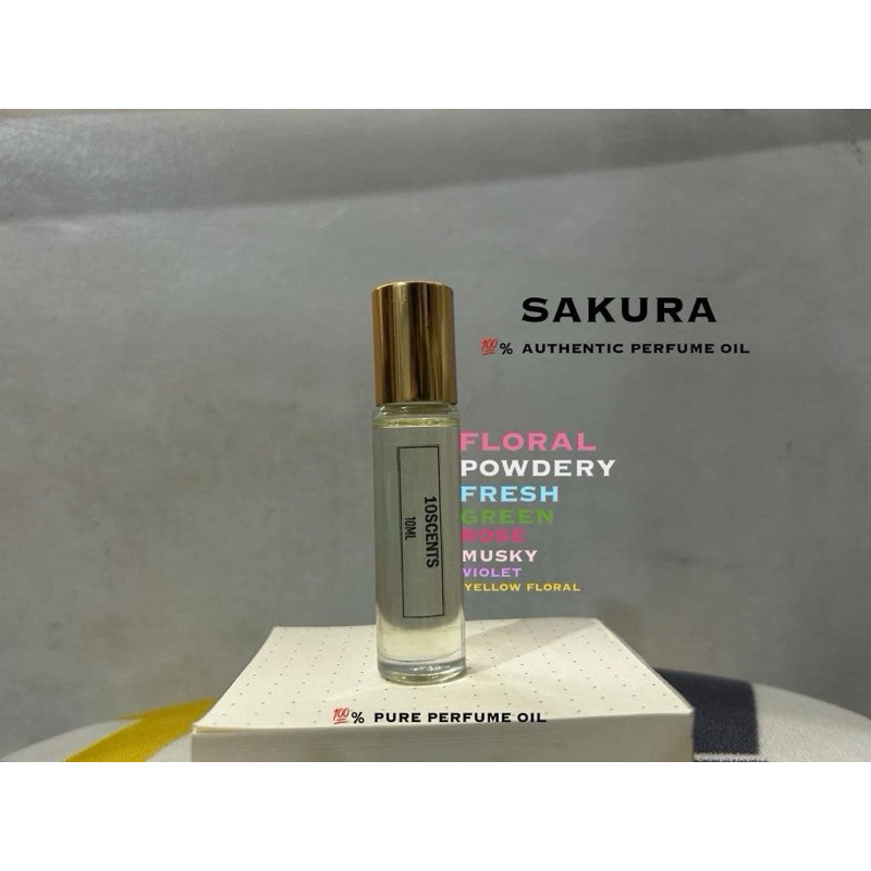 100% Authentic Pure Perfume Oil SAKURA 10ml | Shopee Philippines