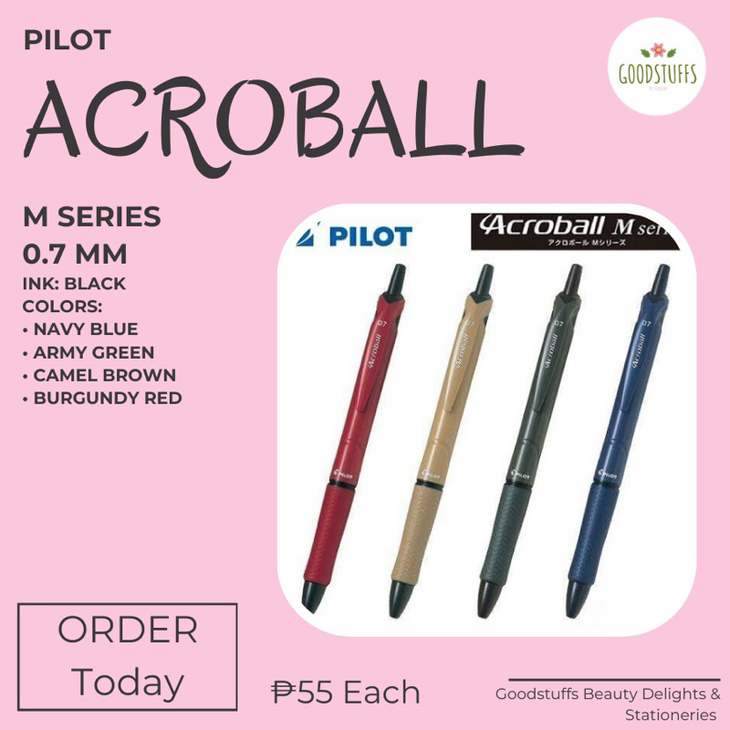 PILOT ACROBALL M series | Shopee Philippines