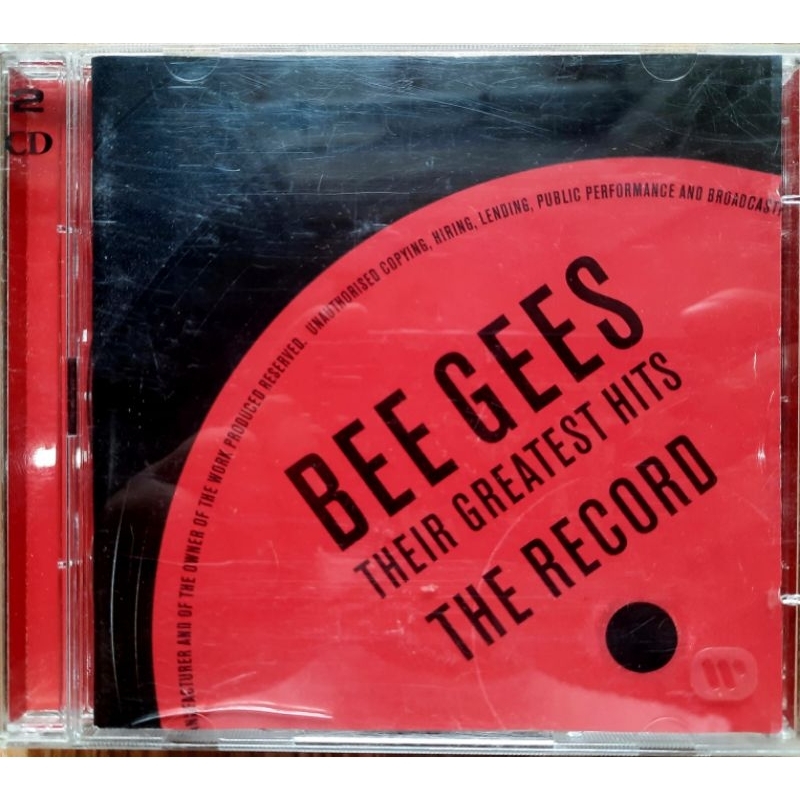 BEE GEES THEIR GREATEST HITS THE RECORD 2-Disc Rare | Shopee Philippines