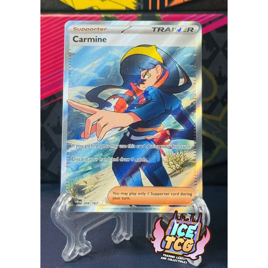 Carmine - 204/167 - Full Art Secret Rare (TWM) | Shopee Philippines