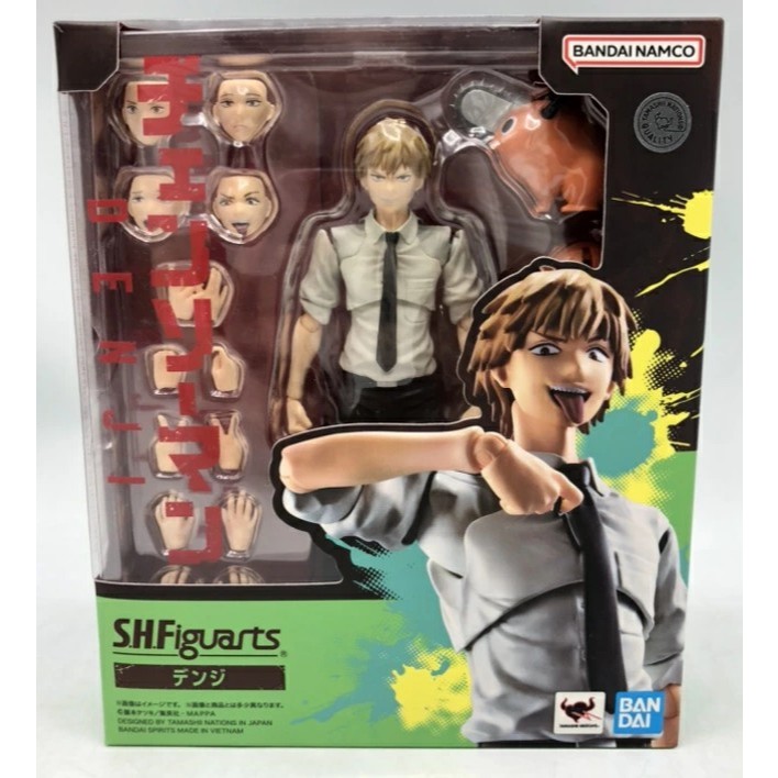BANDAI SPIRITS S.H.Figuarts Chainsaw Man Denji Approx. 150mm PVC & ABS ...