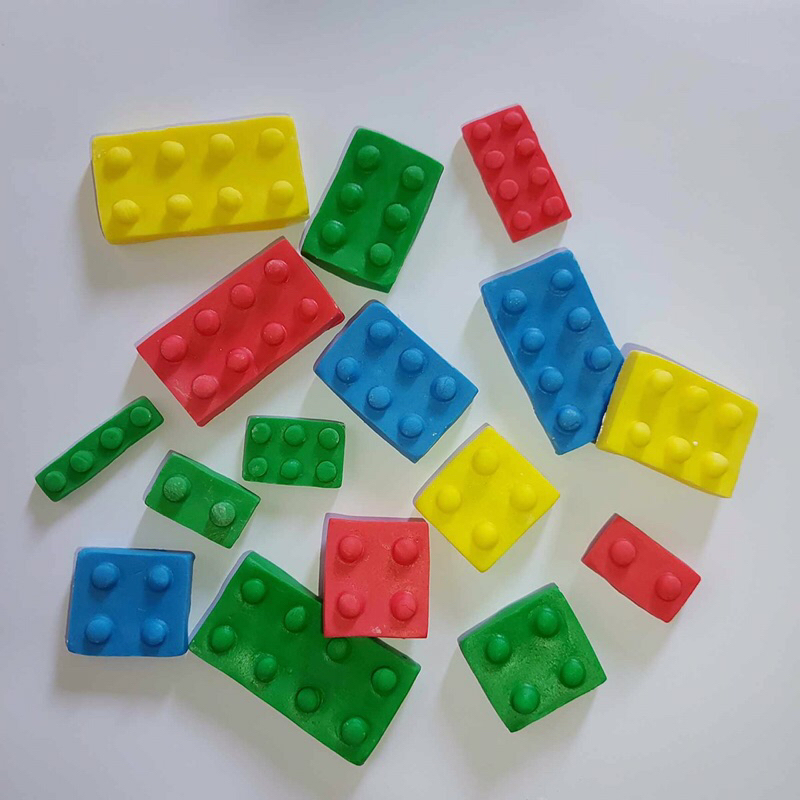 20pcs Edible Lego Blocks Cake Topper | Shopee Philippines