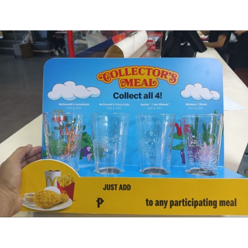 LIMITED EDITION MCDO CUPS 4 PIECES IN A SET | Shopee Philippines