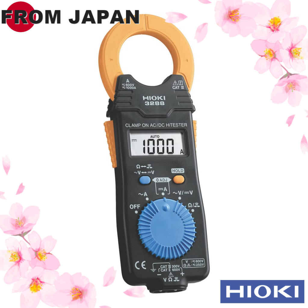 HIOKI 3288/3288-20/CM3291 Clamp Meter Tester with Test Lead and Case ...