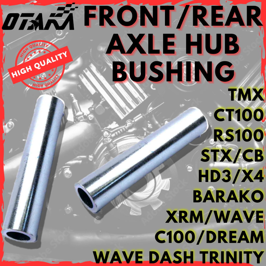 FRONT & REAR AXLE HUB BUSHING FOR TMX/BARAKO/XRM/WAVE/DASH/TRINITY/C100 ...