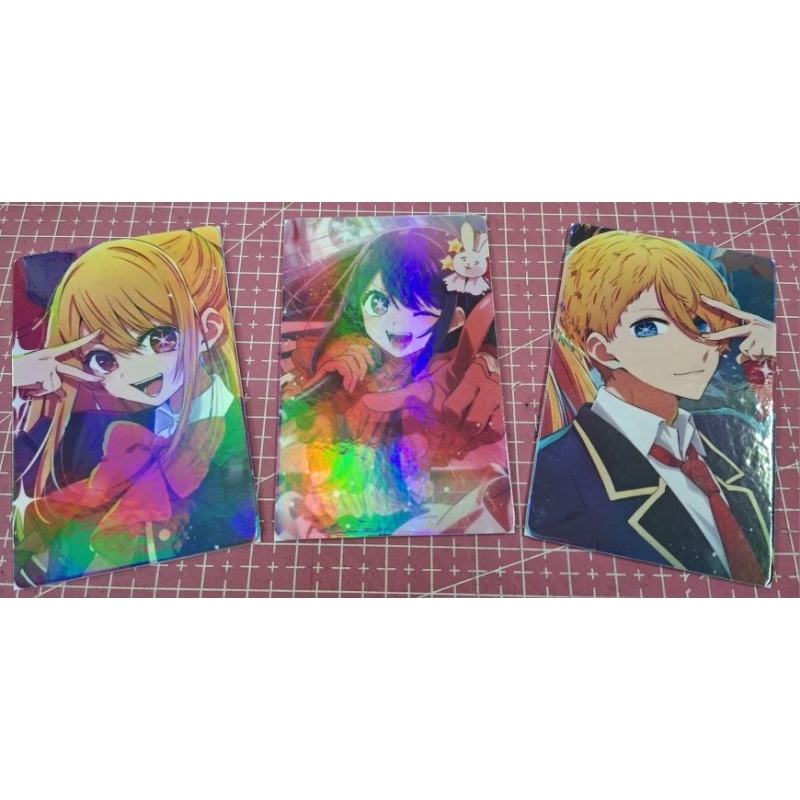 Oshi No Ko - Ai - Ruby - Aqua Hoshino - Autographed Thick Photo Cards ...