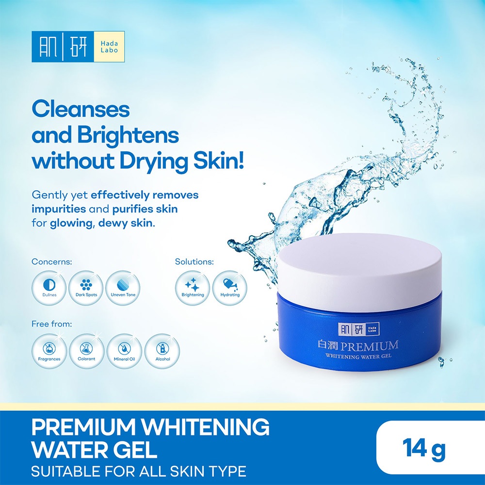 Hada Labo Premium Whitening Water Gel (14g) | Shopee Philippines