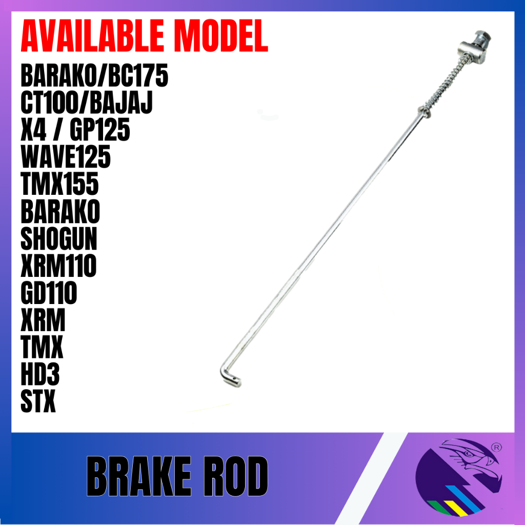 OTAKA MOTORCYCLE BRAKE ROD FOR BARAKO/BC175/CT100/BAJAJ/HD3/STX/TMX 155 ...