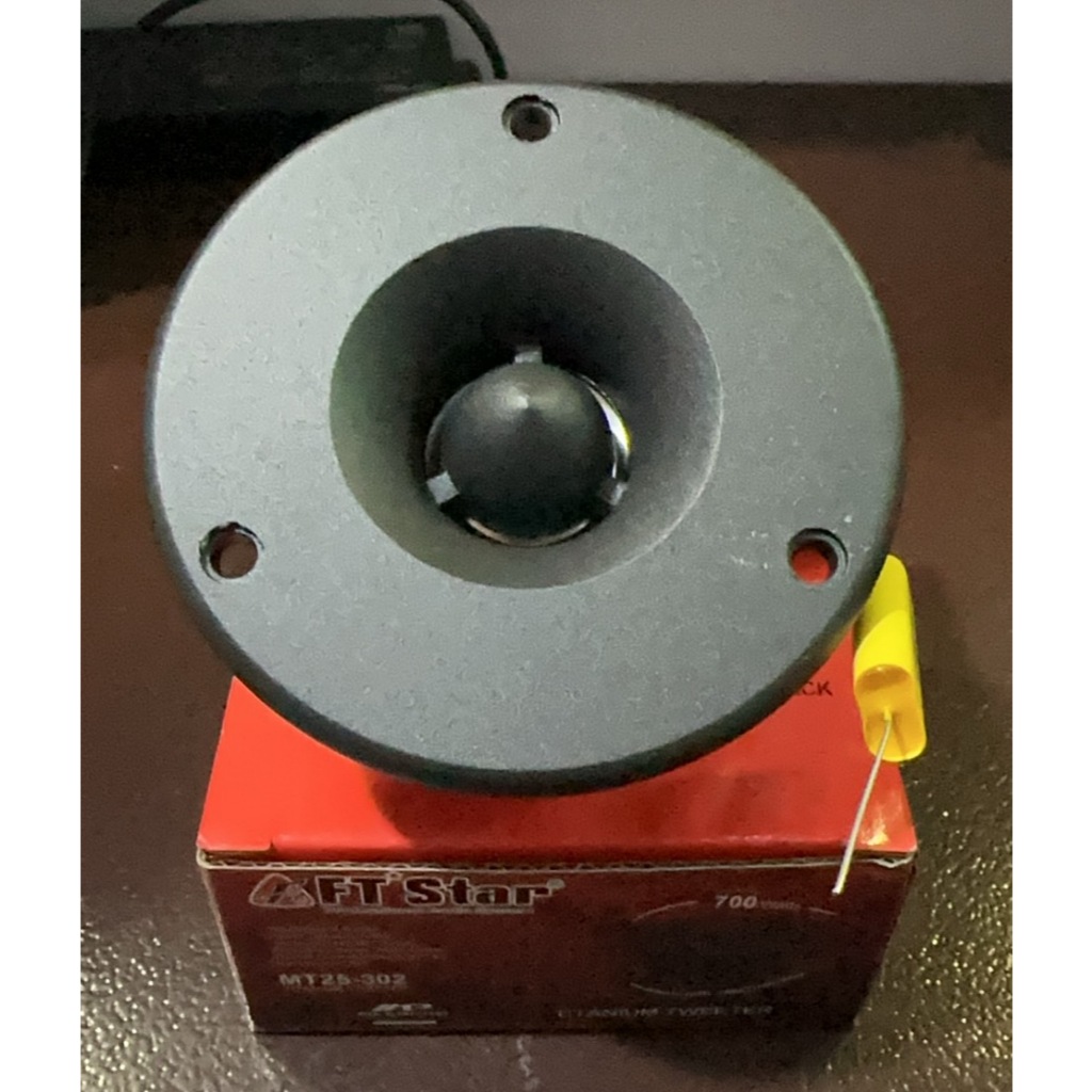 FT STAR Titanium Bullet Tweeter 700 Watts With Capacitor MT25-103 ...