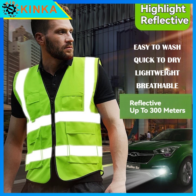 Adult High Visibility Reflective Safety Vest Warning Reflectorized Vest ...