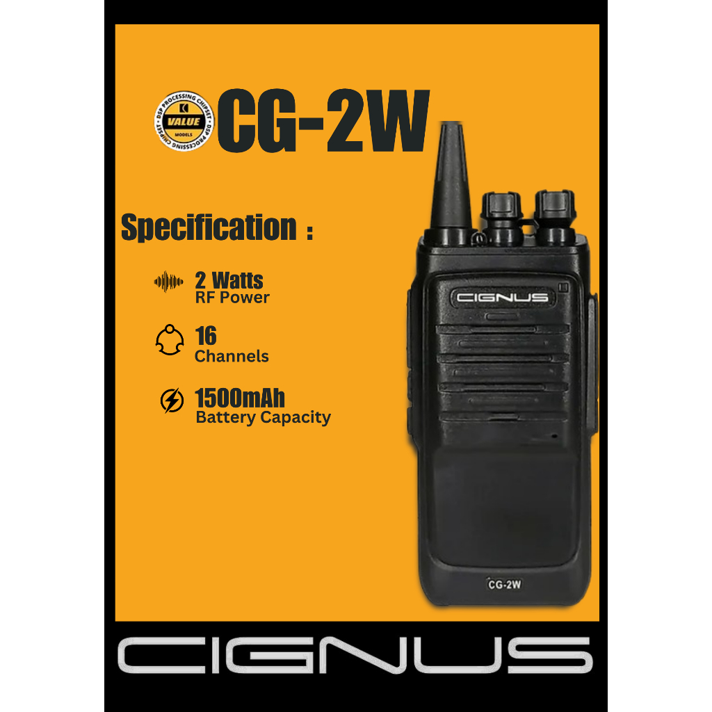 CIGNUS RADIO VALUE MODELS (CG-2W) | Shopee Philippines