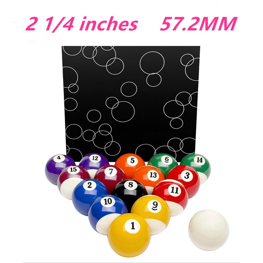 STANDARD SIZE BILLIARD BALL FOR BILLIARD TABLE (2 1/4 INCHES) / BOLA NG ...