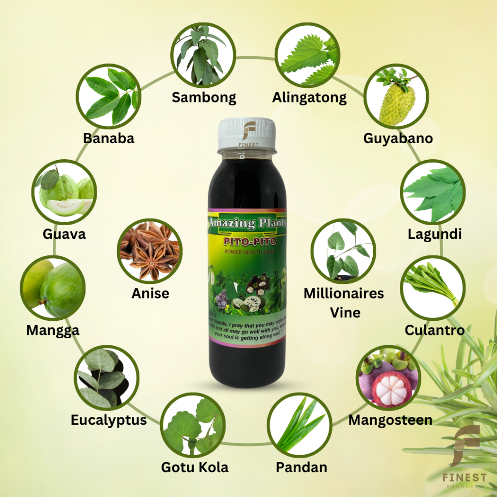 Pito-Pito Plus Herbal Drink by Amazing Plants | Shopee Philippines