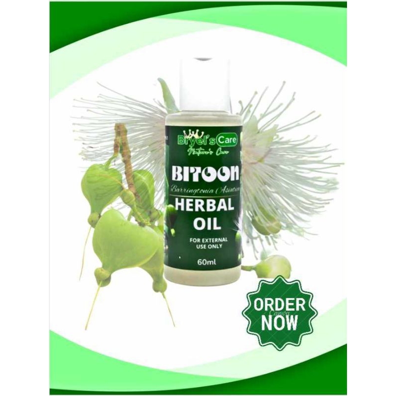 BITOON HERBAL OIL 60ML NAKAKATULONG PANGTUNAW NG BUKOL PURE ORGANIC ...